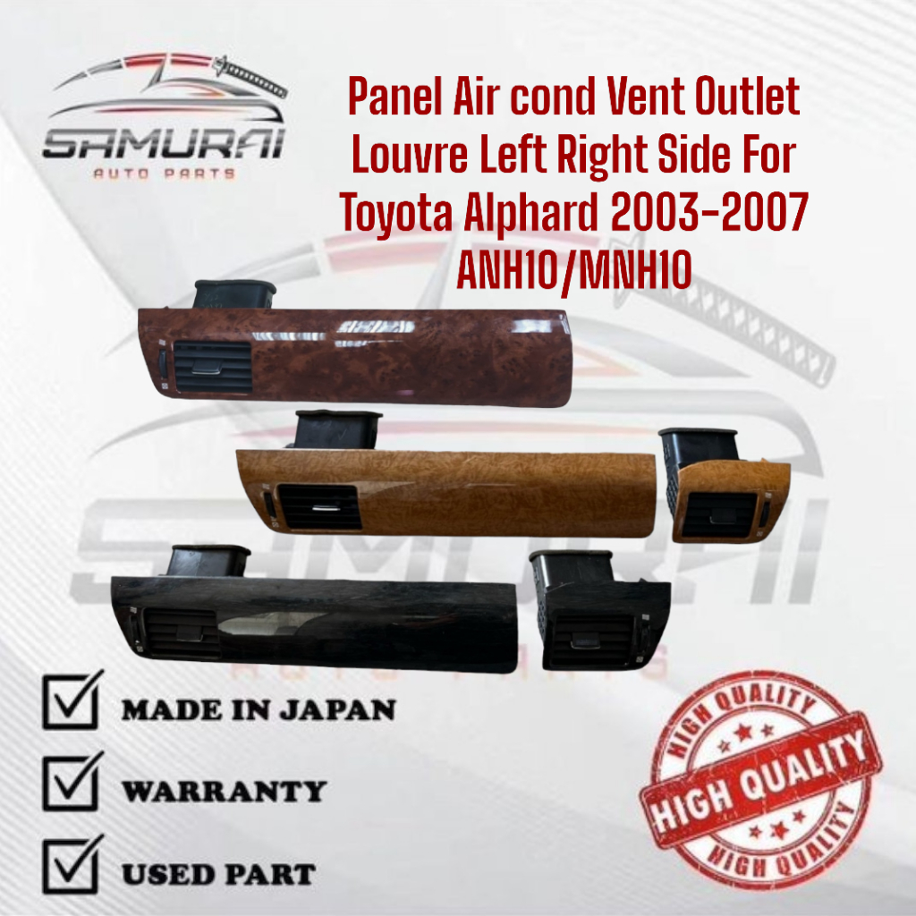 Panel Air Cond Vent Outlet Louvre Left Right Side For Toyota Alphard ...