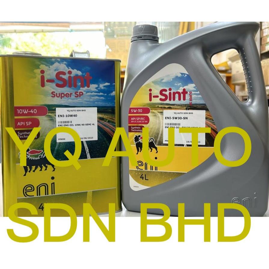 ENI i-Sint Semi Synthetic 10w40 5w30 Engine Oil 10W-40 5w-30 API Super ...