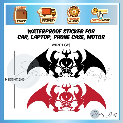 Pirates of Thriller Bark Jolly Roger One Piece Sticker Moriah ...
