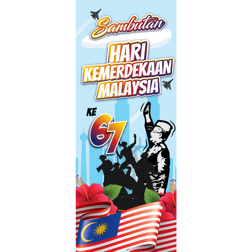 Bunting MERDEKA 2 / Bunting Sambutan KEMERDEKAAN Malaysia 2024 ...
