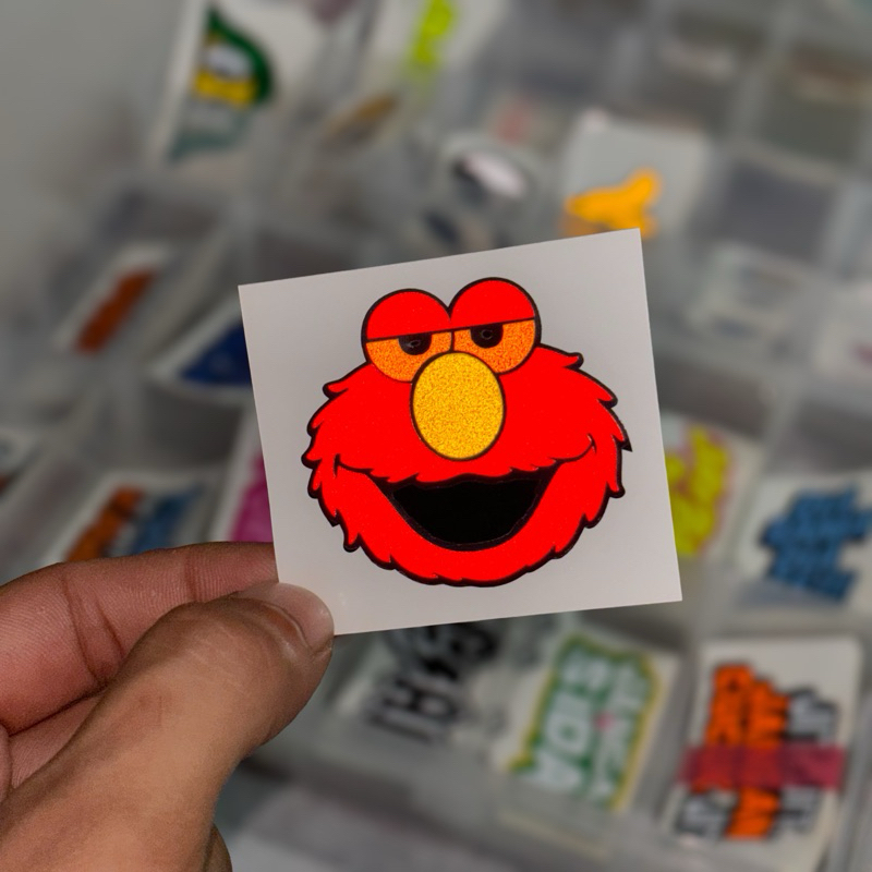 STICKER ELMO PANTUL CAHAYA | STICKER MOTOR | STICKER KERETA | Shopee ...