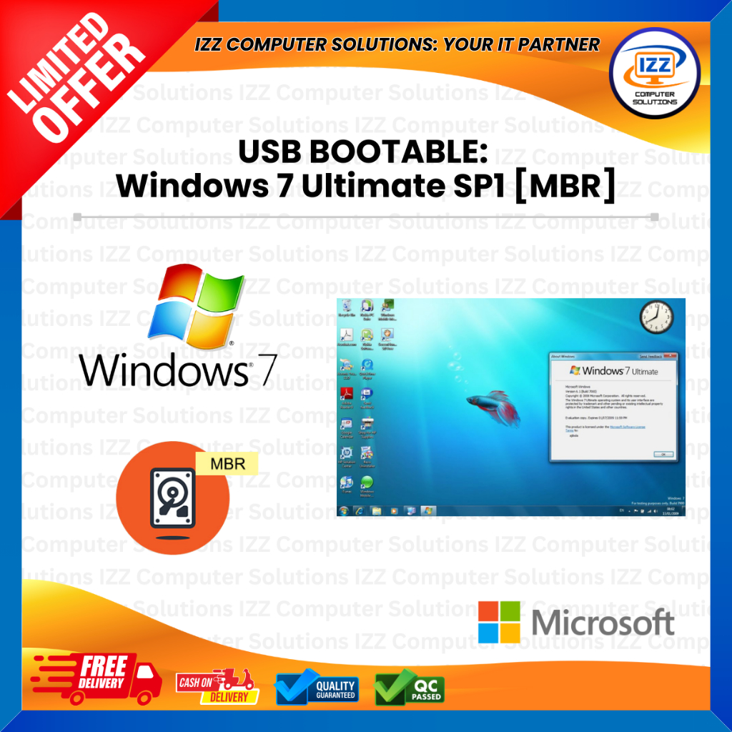 USB BOOTABLE: Windows 7 SP1 USB Pendrive Bootable for Windows Repairing ...