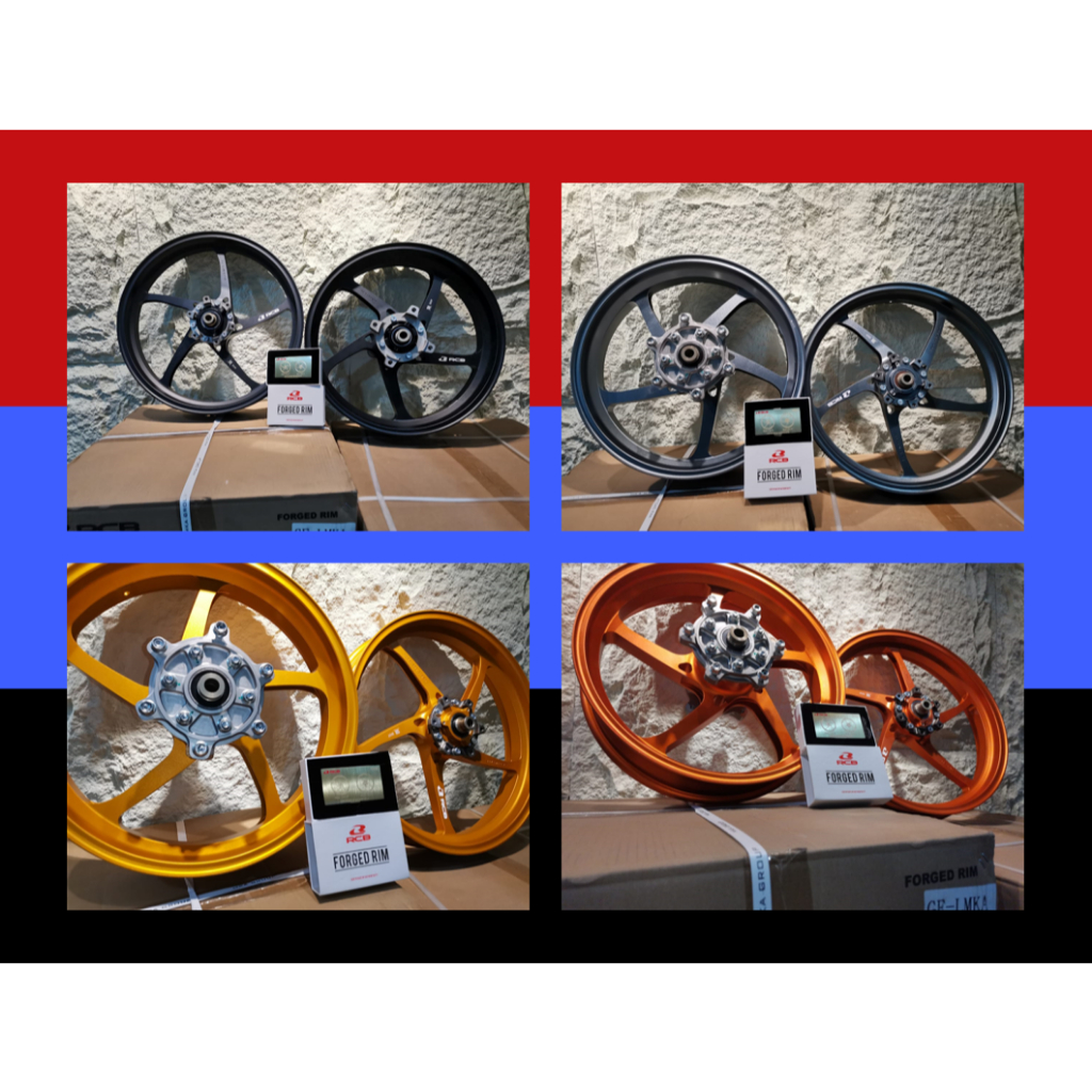 RCB Racing Boy FG525 forged sport rim + bearing 2.75/4.0*17 HONDA ...