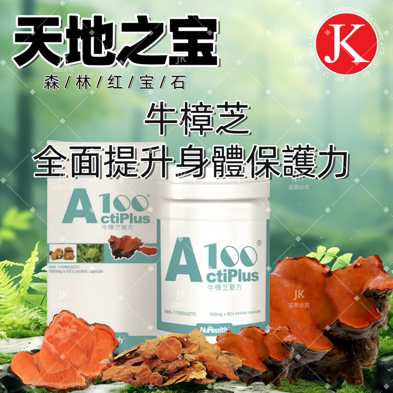 ActiPlus 100 (Liver Tonic) 牛樟芝复方 (补肝王) - 500mg x 60’s （EXP 2024/11 ...