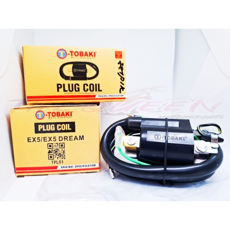 COIL PLUG TOBAKI TAIWAN EX5/EX5 DREAM COIL PLUG STANDARD | Shopee Malaysia