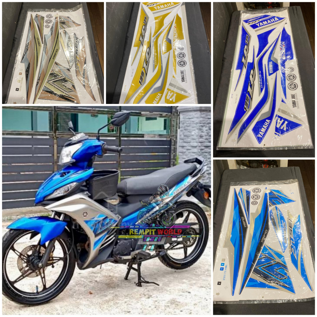 BODY STCIKER YAMAHA LC135 V1-V7 BODY STCIKER MOTOR LC135 STANDART ...