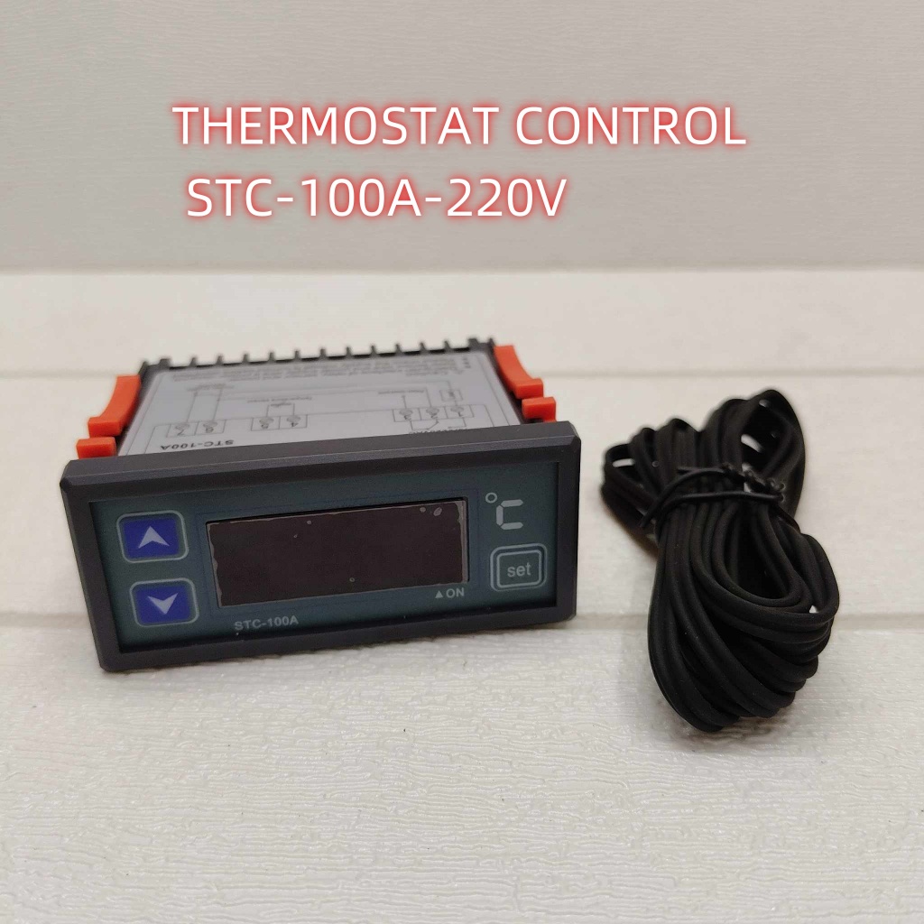 THERMOSTAT CONTROL STC-100A/10A/220V/REFRIGERATION/CHILLER/TEMPERATURE CONTROLLER/SCREEN LCD ...
