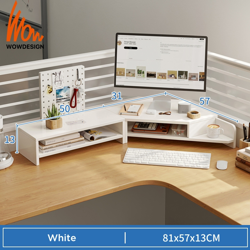 Monitor Stand Raiser Screen Increase Shelf Base Riser Laptop Stand ...