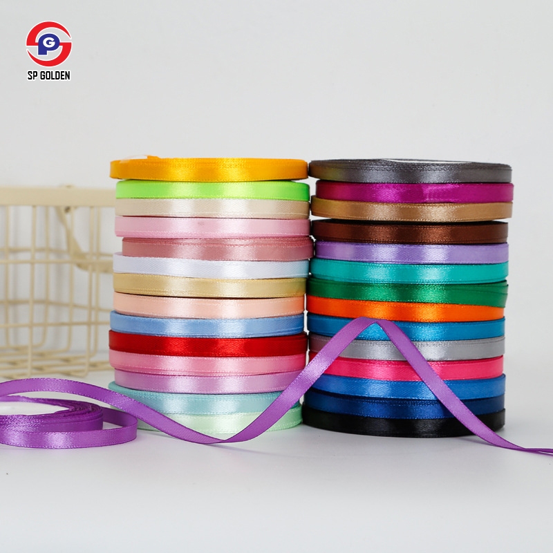 Satin Ribbon Reben Ribbons Hadiah Riben Pembungkusan 6mm X 25Yards ...