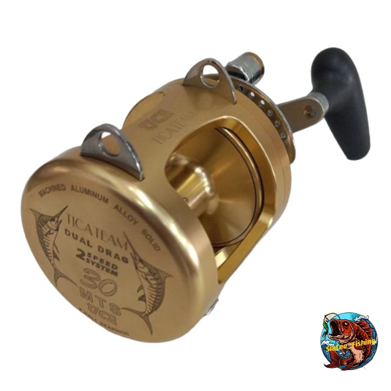 🎉🎉🎉TICA TEAM FIRST MODEL 30-MTS SALTWATER 2-SPEED BOTTOM REEL🎉🎉🎉 ...