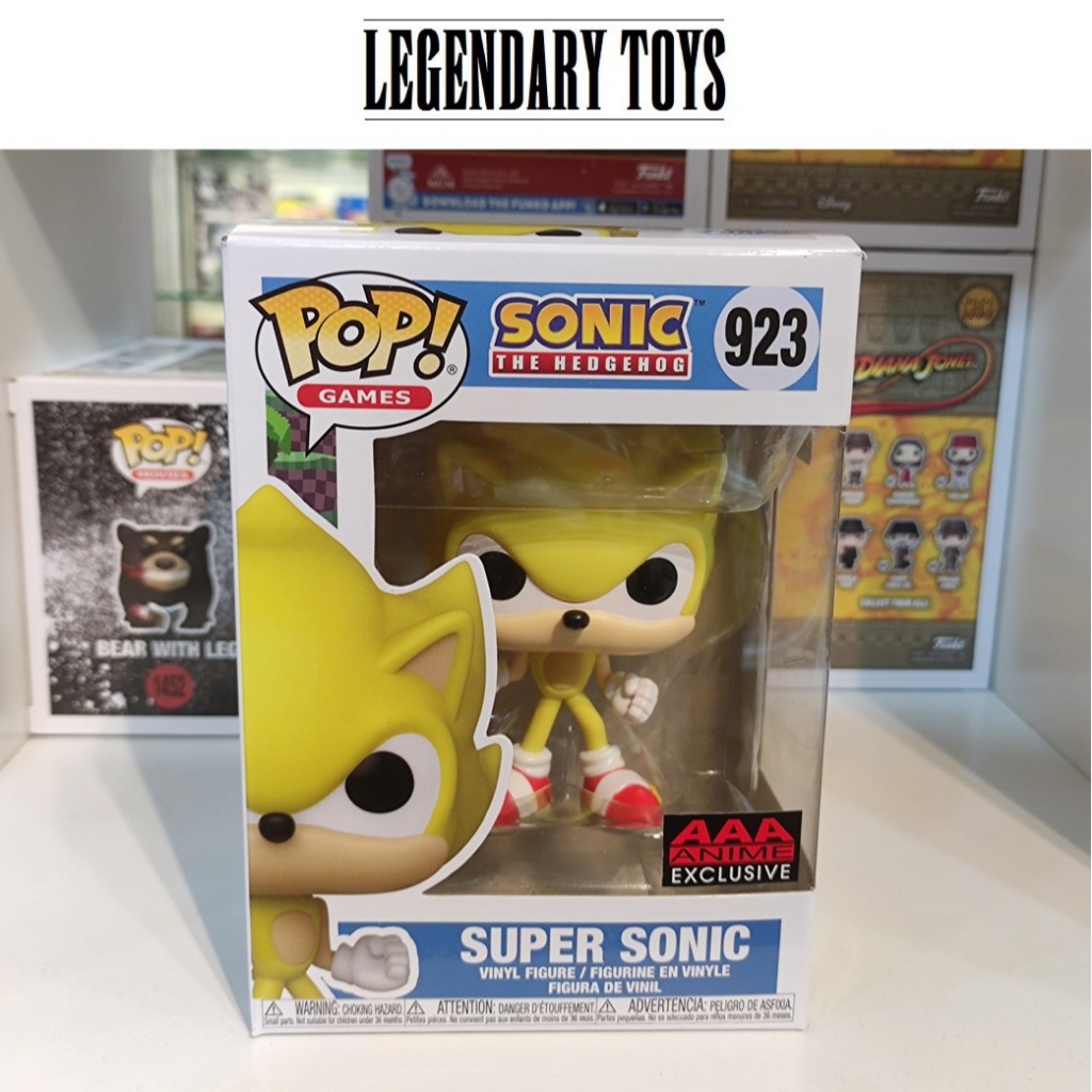Funko Pop! GAMES #923 Sonic The Hedgehog Super Sonic AAA Anime ...