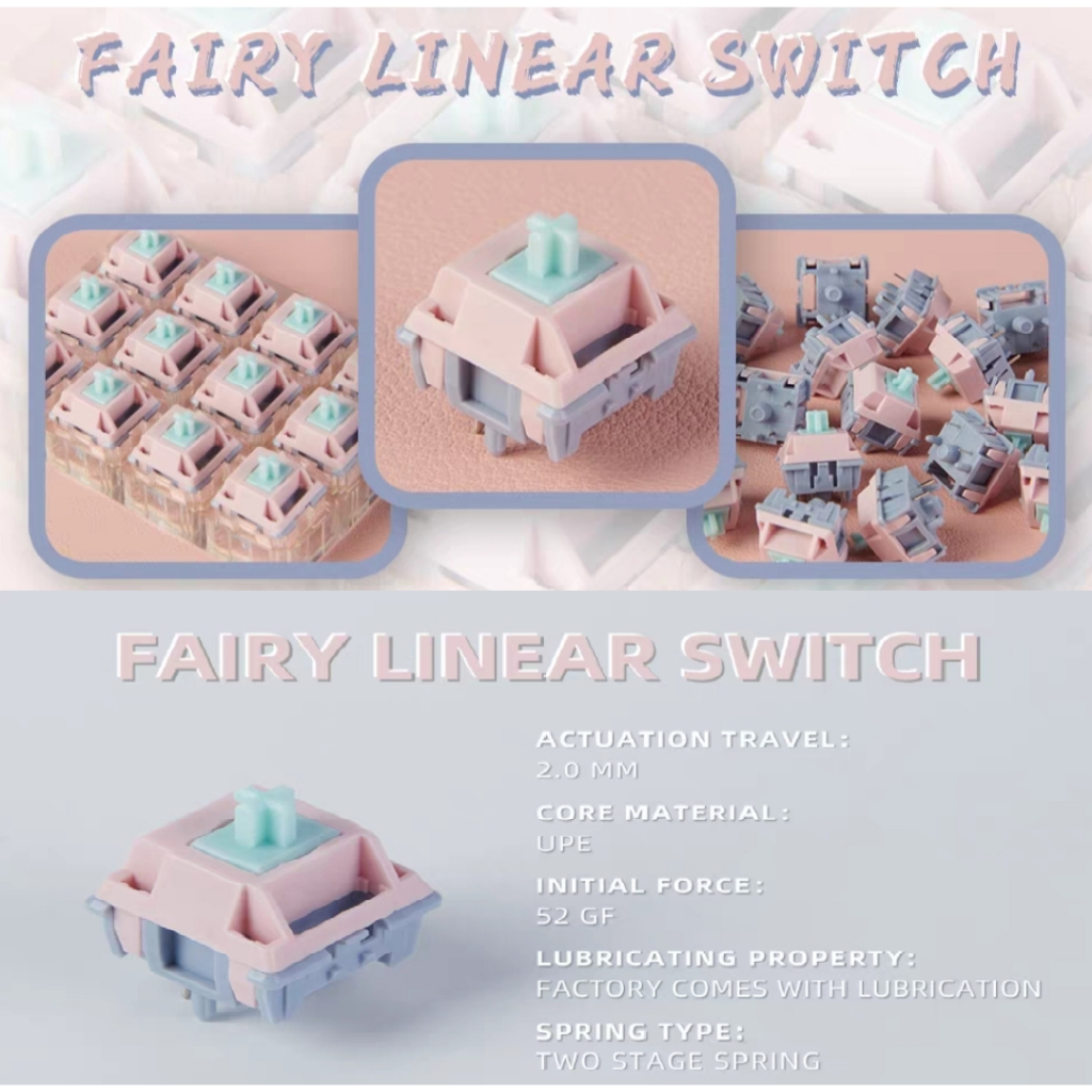 Creamy 5 Pin Linear Switch | Shopee Malaysia
