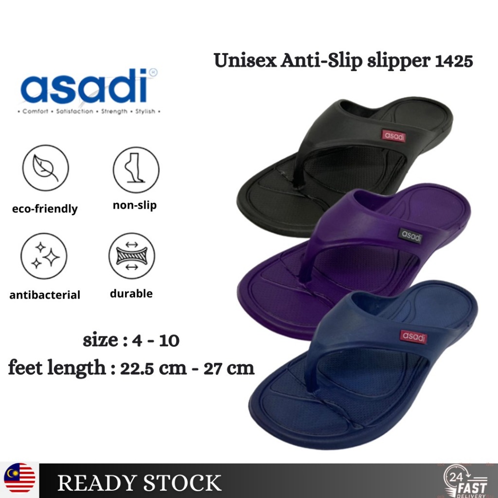asadi unisex slip on slipper 1425 | kasut selipar murah untuk dewasa ...