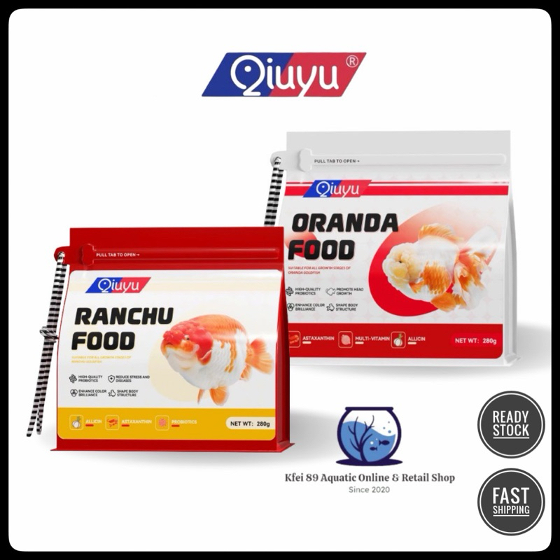 KFEI89 X Qiuyu Gold Fish Food / Oranda Food / Ranchu Food Echance ...