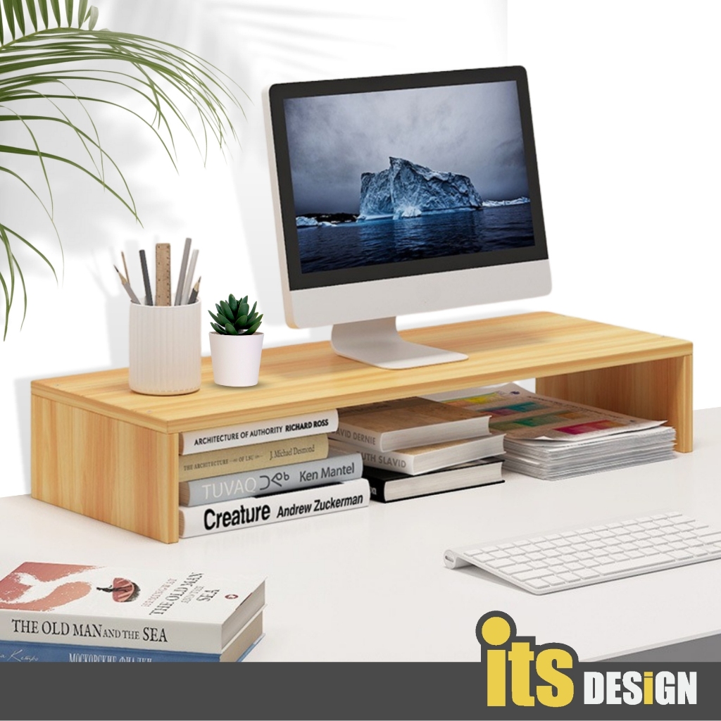 🔥 Desktop Rack Monitor Rack Desktop Stand Rak Komputer Atas Meja Laptop ...