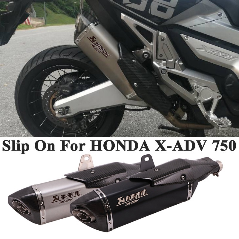 X-ADV 750 AKRAPOVIC FULL SYSTEM CARBON EXHAUST STAINLESS STELL EXHAUST ...