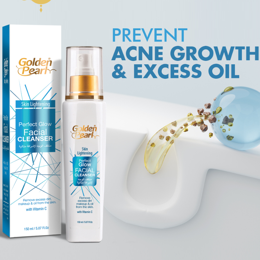 💯 Original, Golden Pearl Facial Cleanser Skin Lightening Perfect Glow 150ml From Pakistan ...