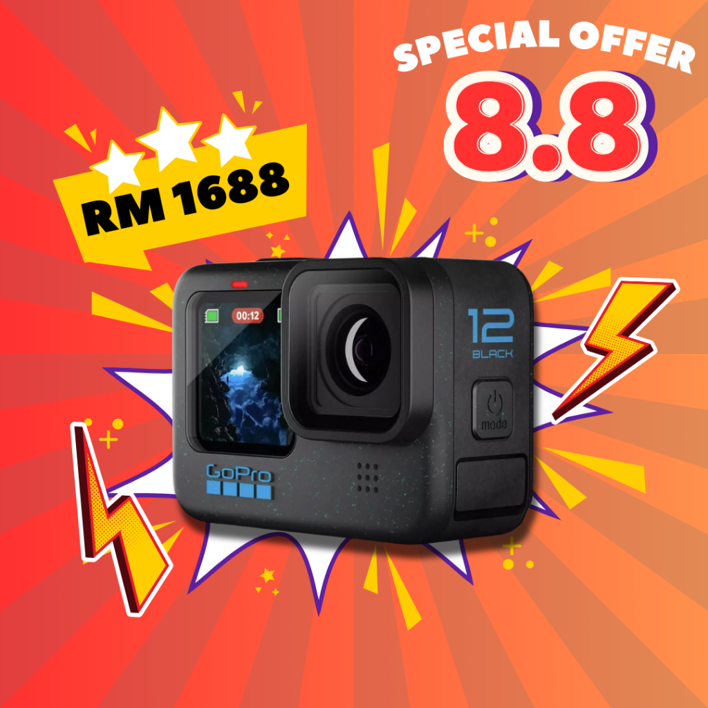 Gopro Hero 10/11/12 Black Combo (1 Year Warranty) GoPro Official Malaysia | Shopee Malaysia