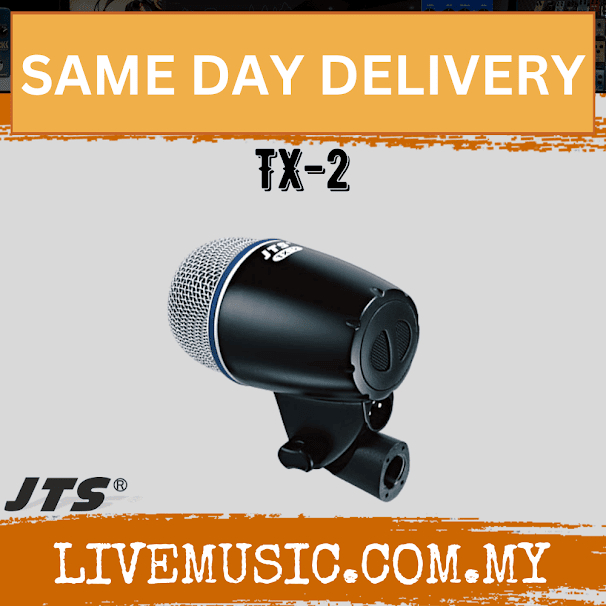 JTS TX-2 Bass instrument microphone -- Kick Drum , Bass Guitar Amp ( TX2 / TX 2 ) | Shopee Malaysia