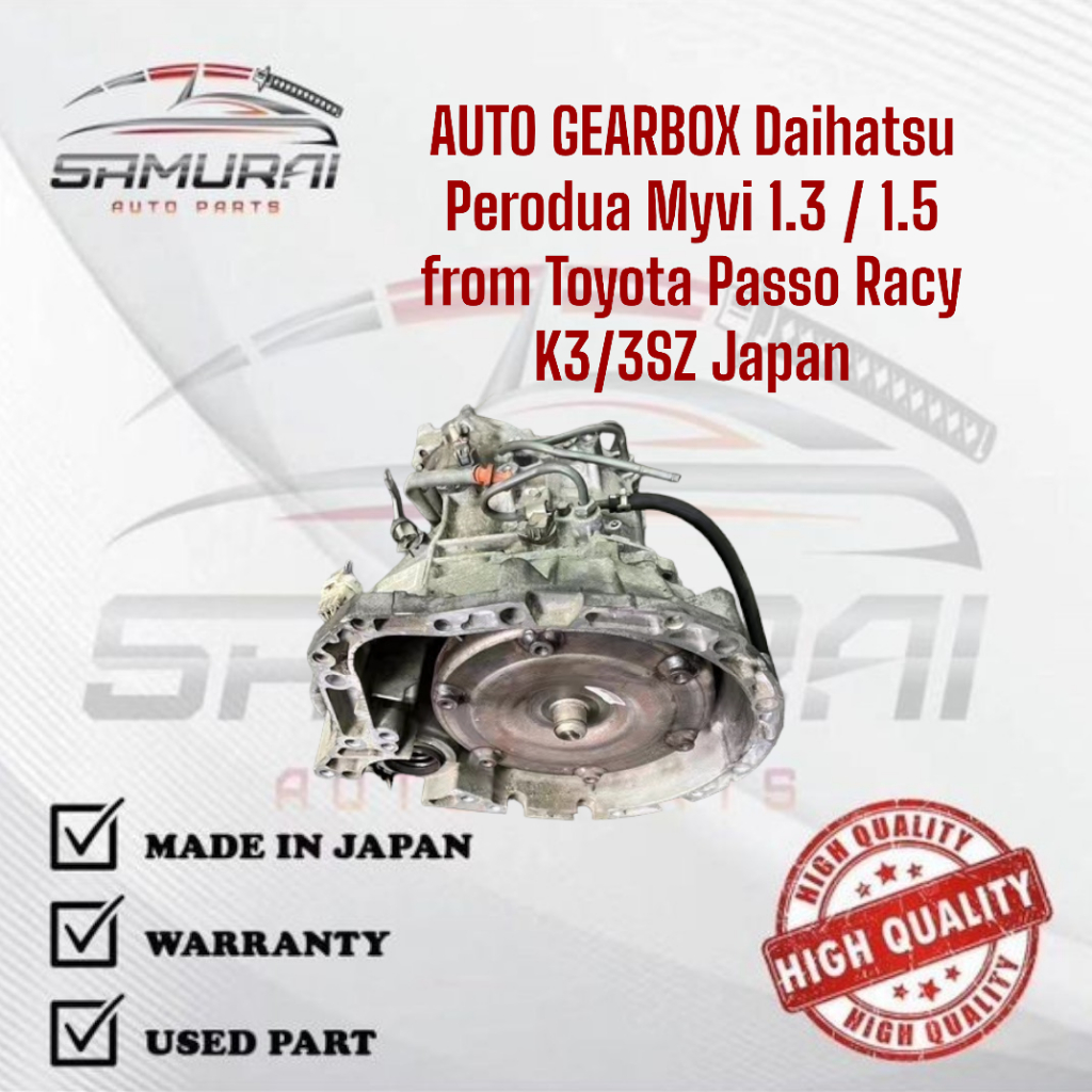 AUTO GEARBOX Daihatsu Perodua Myvi 1.3 / 1.5 from Toyota Passo Racy K3 ...