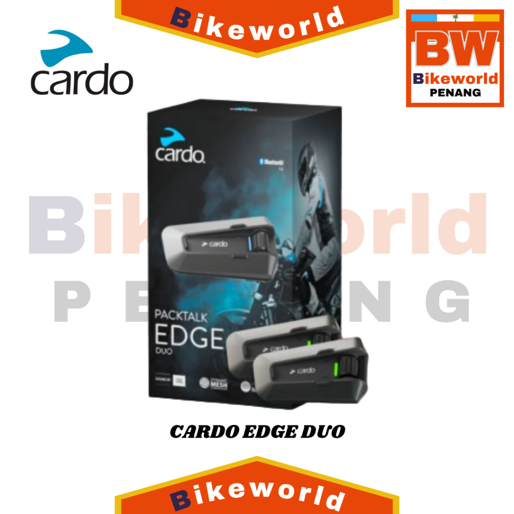 CARDO PACKTALK EDGE DUO [ BIKEWORLD PENANG ] | Shopee Malaysia