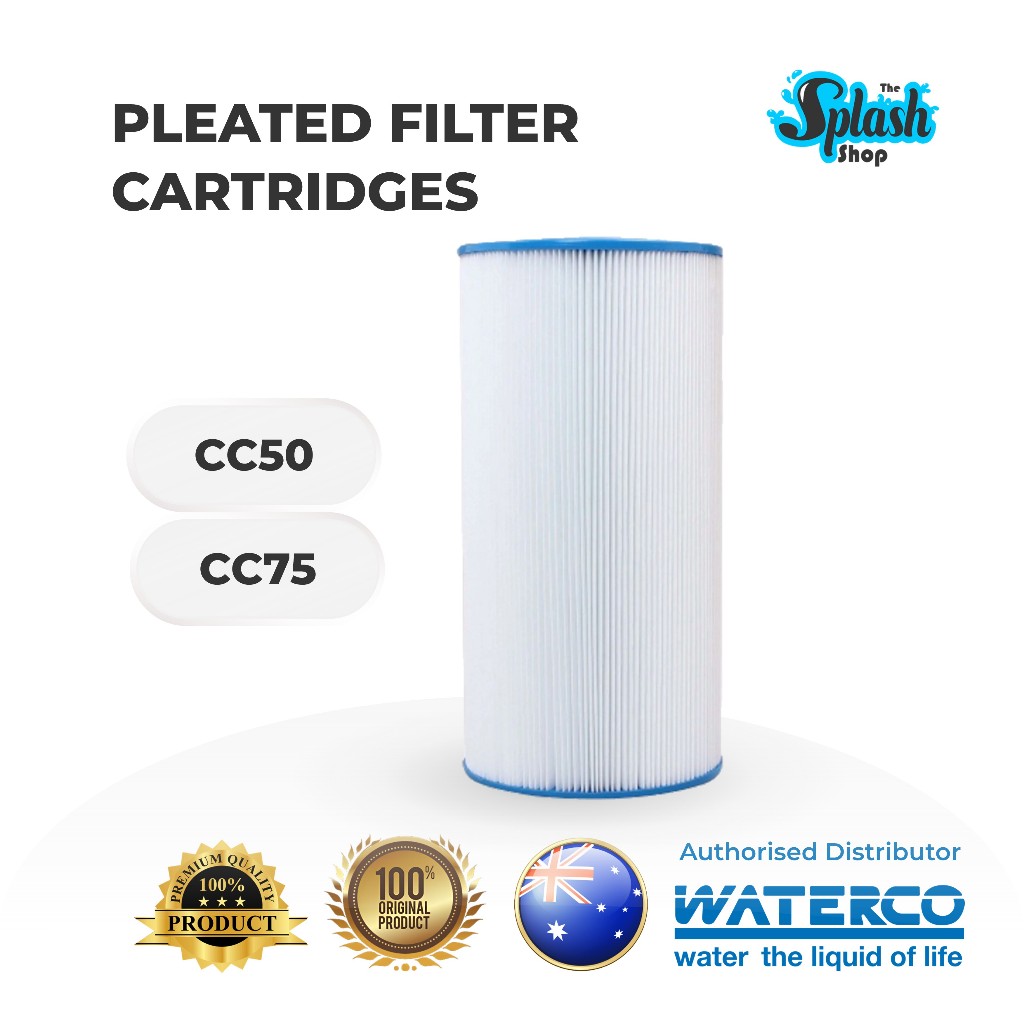 𝐒𝐏𝐋𝐀𝐒𝐇 - Waterco Pleated Cartridge Element for Trimline Filter [READY ...