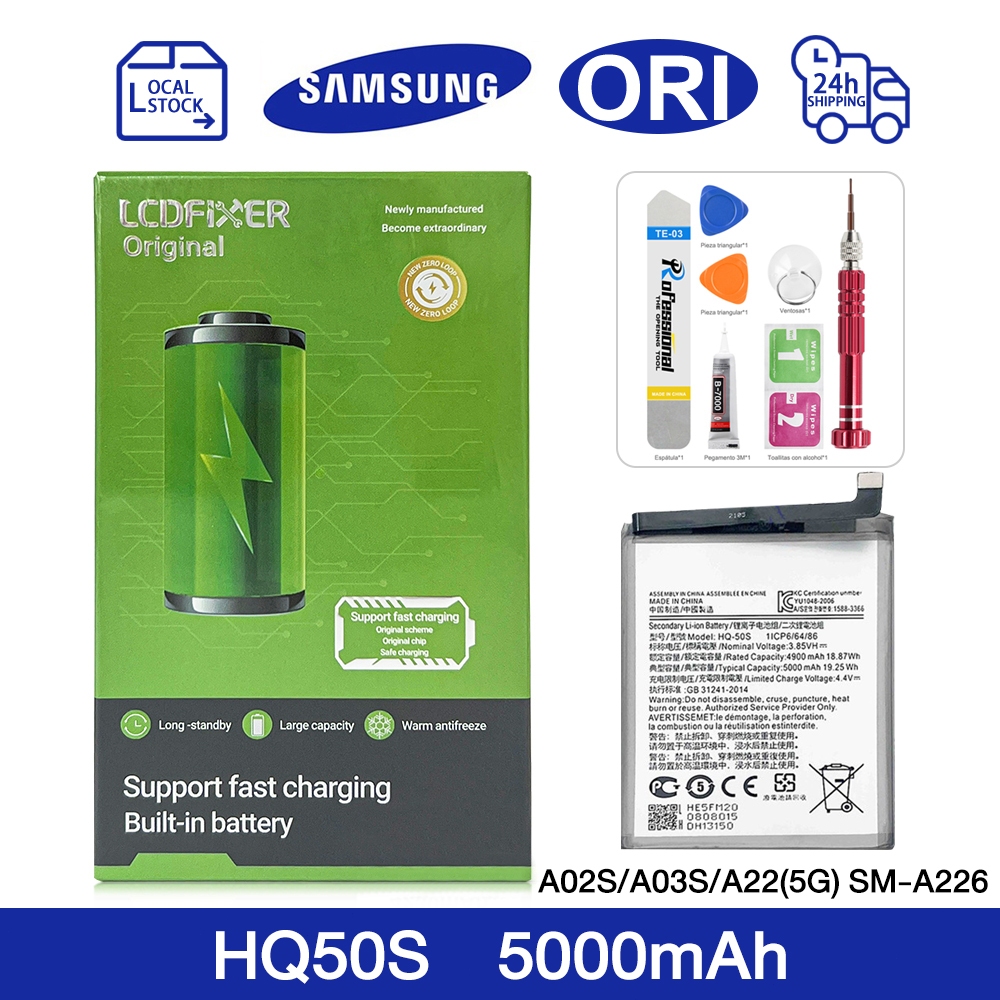 100% Battery For Samsung A02S/A03/A03S/A02/A12/A21S - HQ-50S/EB ...