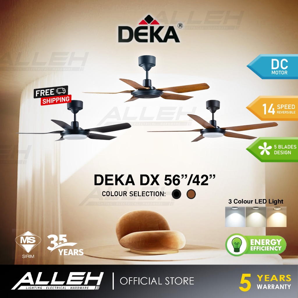 FREE 🚚⭐deka dx56⭐Deka ceiling fan 56”/Deka Dx 42” Inch kipas Deka fan ...