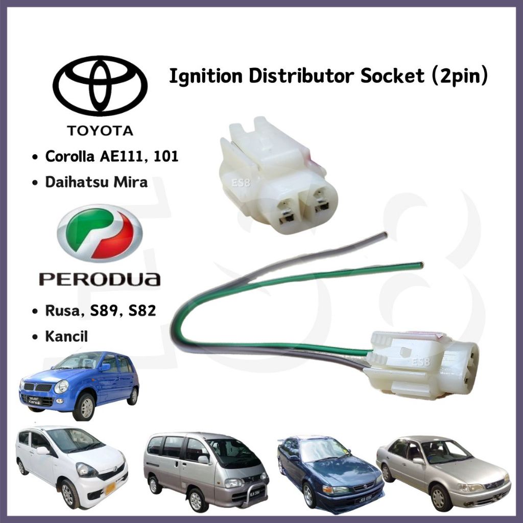 Toyota Corolla AE111, 101 Daihatsu Mira Perodua Rusa, Kancil Ignition ...