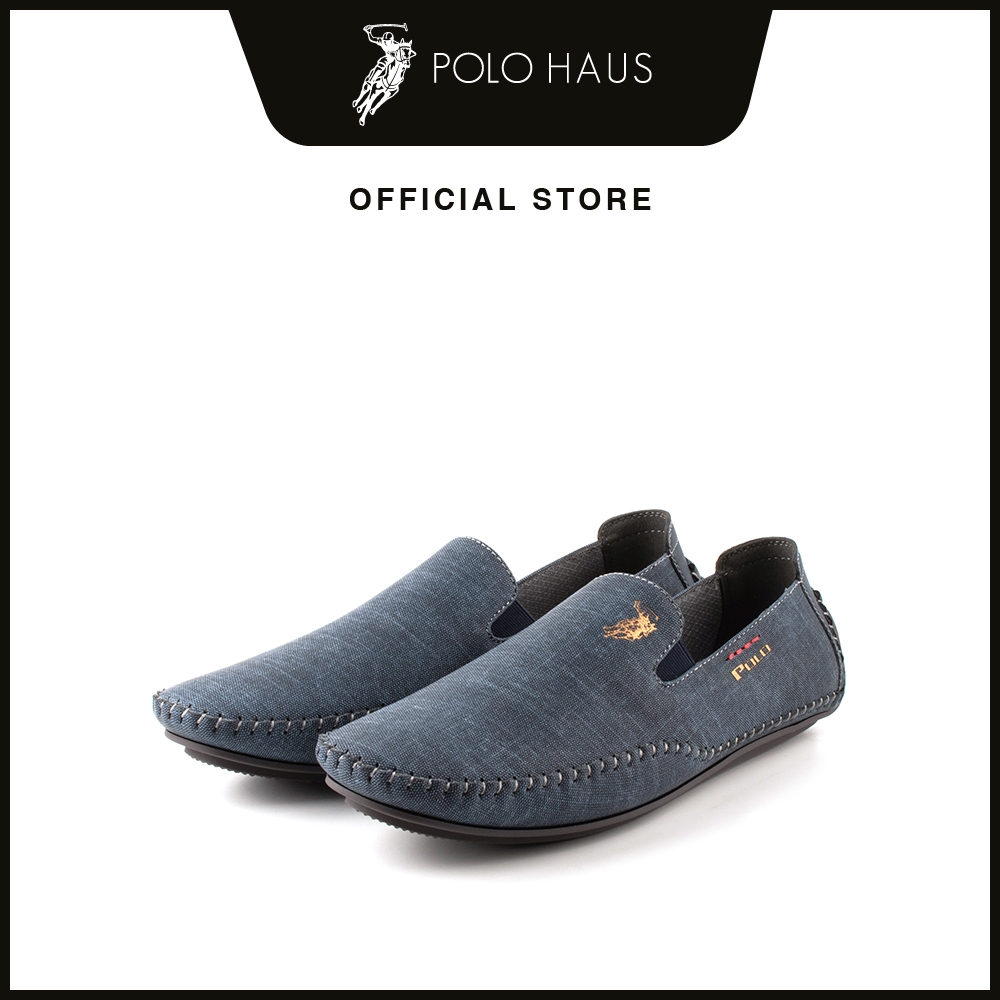 POLO Men's Andrew Moccasin Shoes -B7244-NF1-43P-NAVY | Shopee Malaysia