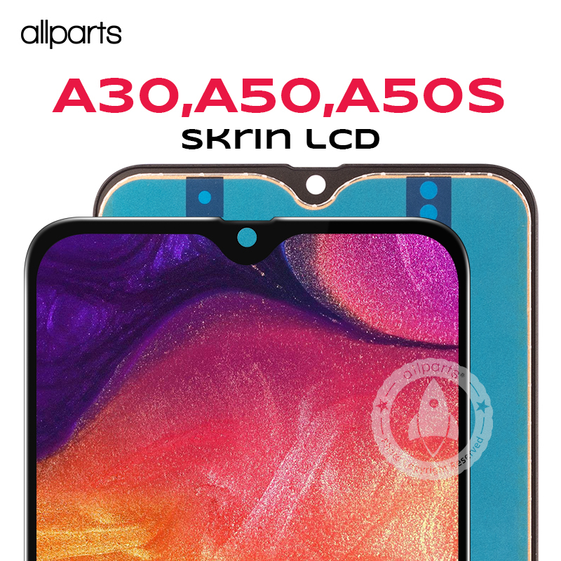ALLPARTS OLED Skrin Display for Samsung Galaxy A30 / A50 / A50S LCD Touch Screen Digitizer ...