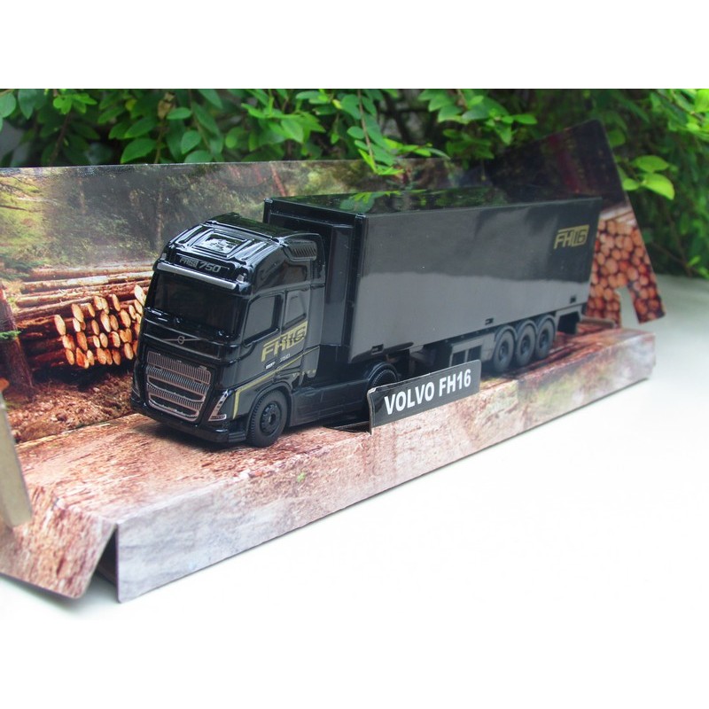 Maisto Diecast Volvo FH16 Container Truck & Trailer Black (Appx 18cm ...