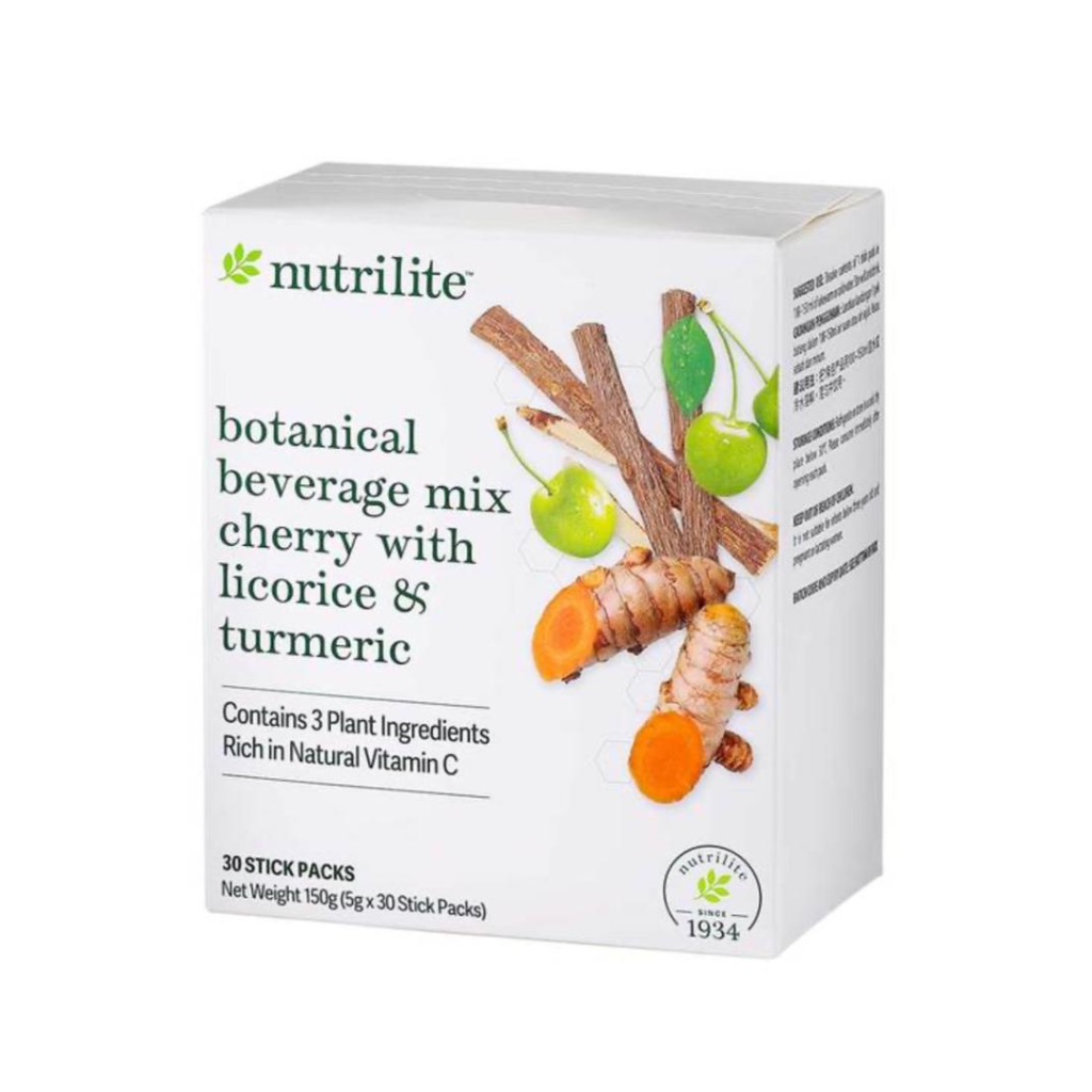Nutrilite Botanical Beverage Mix Cherry with Licorice & Turmeric ...