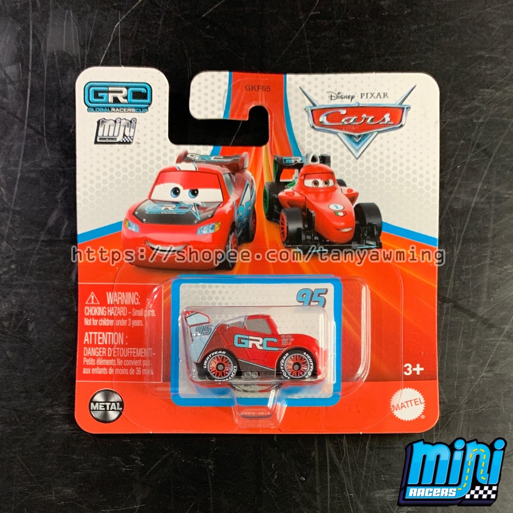 Disney Pixar Cars Mini Racers GRC Lightning McQueen LMQ | Shopee Malaysia