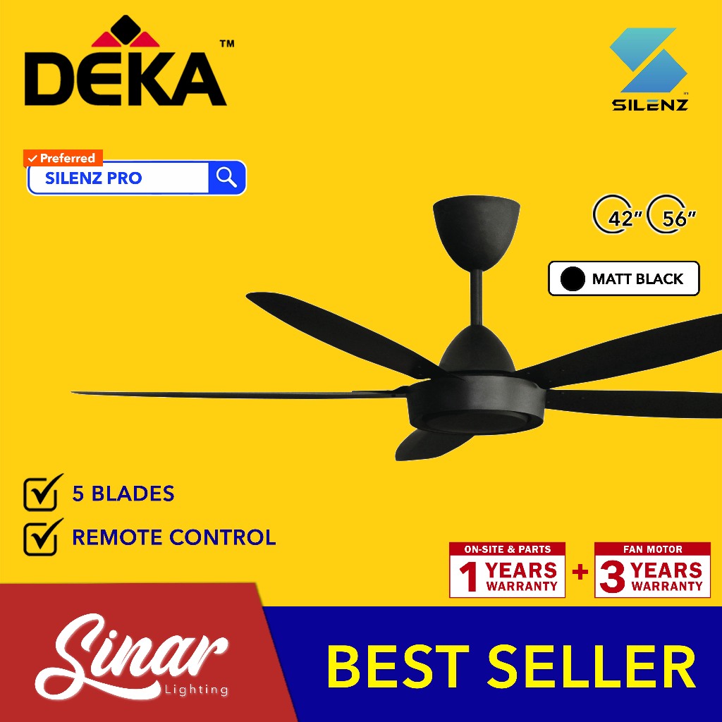 Deka Silenz Pro / Regair Inovo X1 AC Motor Remote Control 5 Blades ...