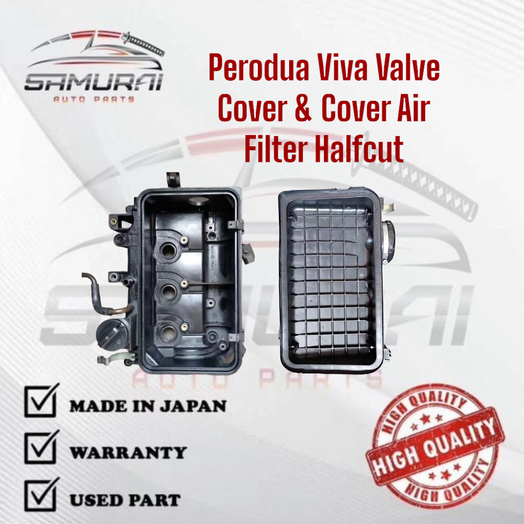 Perodua Viva Valve Cover & Cover Air Filter Halfcut From Japan | Shopee ...