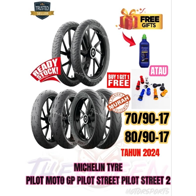 PRODUK BERKUALITI#TAYAR MICHELIN SAIZ RIM 17"HARGA AMAT MURAH | Shopee ...