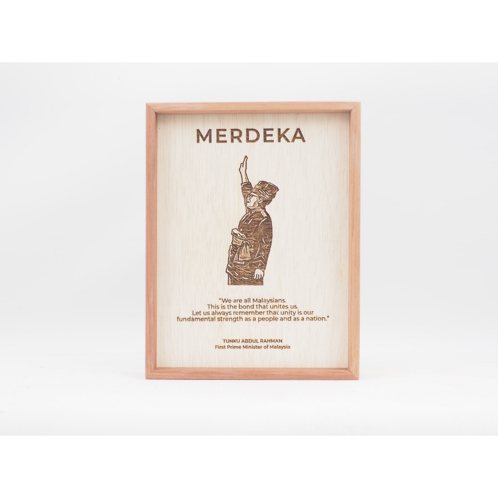 Mini Wooden Frame Merdeka Wall Art / Decoration Wall Frame (made in ...