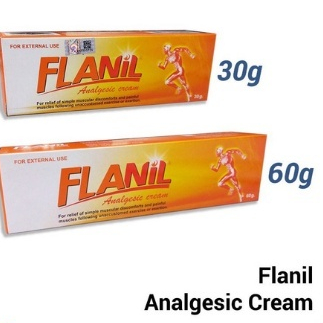 Flanil Analgesic Cream 30g,60g (minor aches and pains of the muscles ...