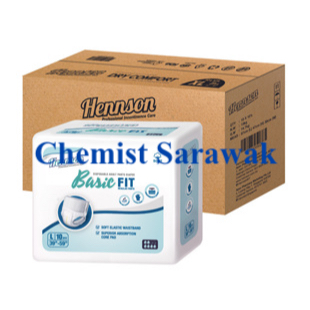 Hennson Basic Fit Adult Diapers Size L 10 x 10 packs (1 box) | Shopee ...