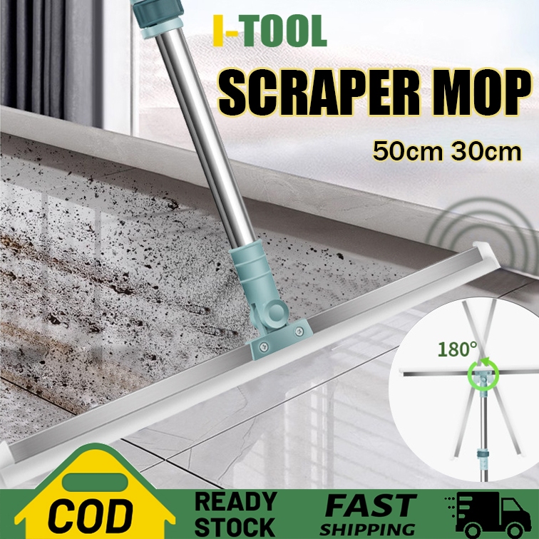 Magic Broom Scraper Hair Cleaner Sweeper Floor Cleaner Mop 180°Degree ...
