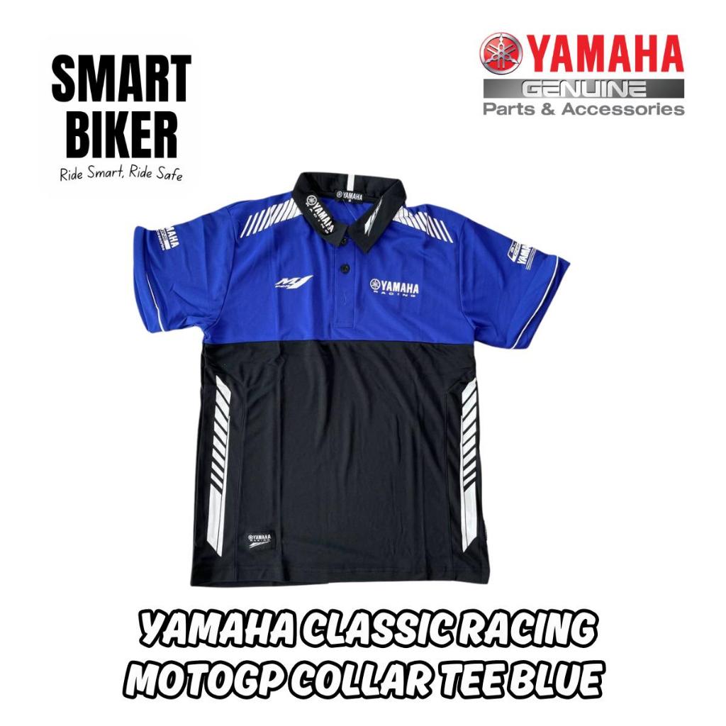 Yamaha Classic Racing MotoGP Collar Blue Black Baju Yamaha Classic ...