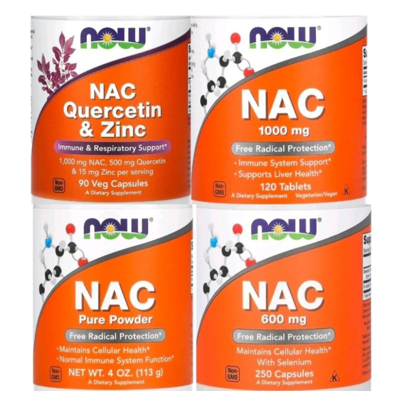 Now Foods, NAC,(600mg, 100/250 Caps); (1000mg, 60/120 tablets ...