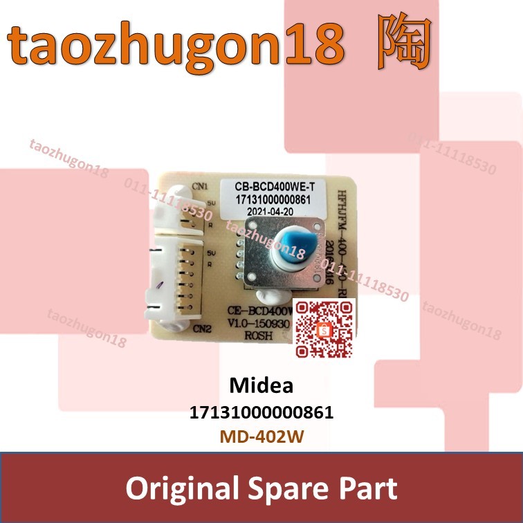 Original Midea 17131000000861 Fridge Refrigerator Display Thermostat ...