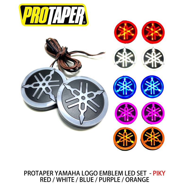 YAMAHA LOGO LED EMBLEM SET (2 PCS) | Shopee Malaysia