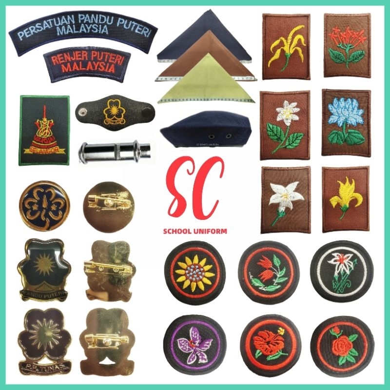 FULL ACCESSORIES PANDU /TUNAS PUTERI LENCANA LENGKAP PANDU/TUNAS PUTERI ...