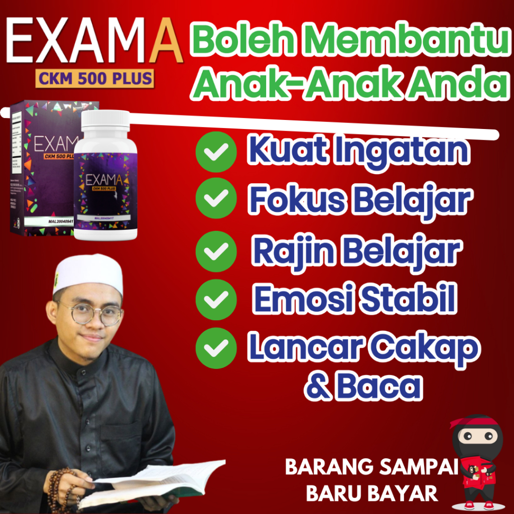 [100% ORIGINAL] VITAMIN MINDA EXAMA MIND BOOSTER SUPPLEMENT | Shopee Malaysia