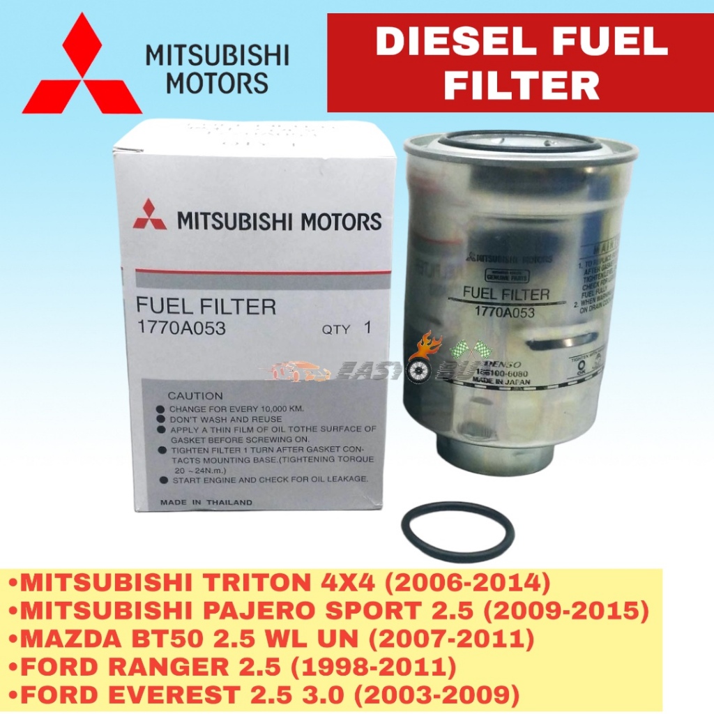 ORIGINAL MITSUBISHI DIESEL FUEL FILTER - TRITON 4×4 L200 2006-2014 ...