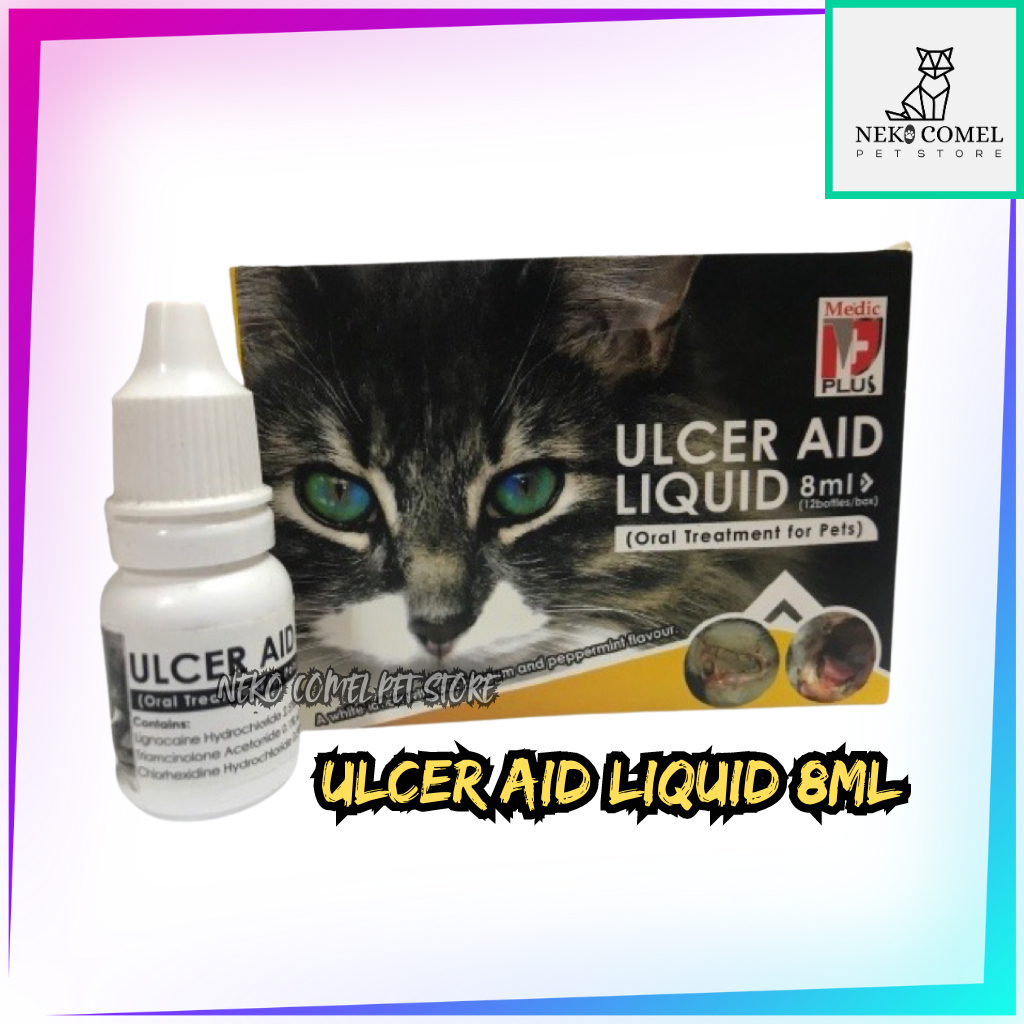 Medic Plus Ulcer Aid Liquid 8ml (Oral Treatment For Pets) | Shopee Malaysia
