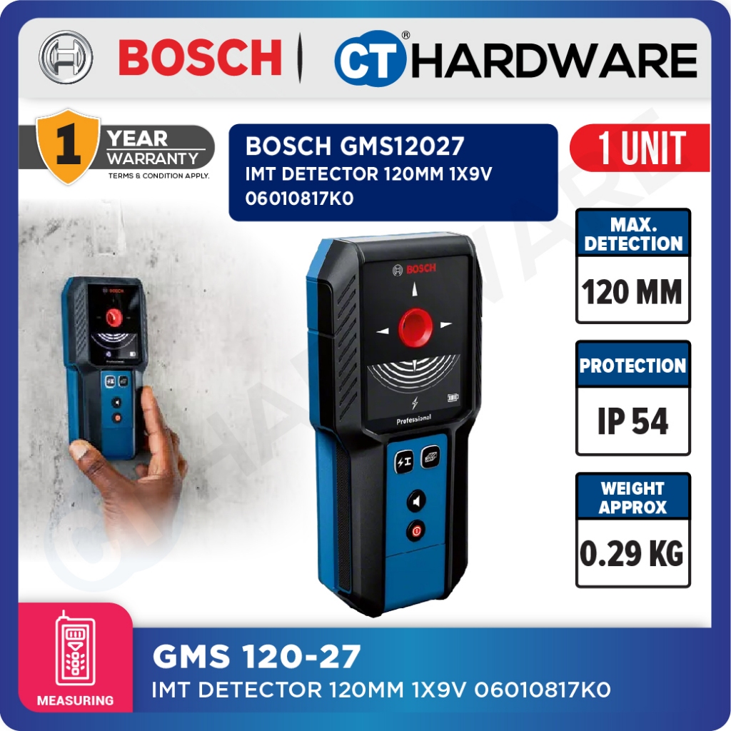 Bosch IMT Detector 120MM Max Depth GMS12027 GMS120 | Multi Mood ...